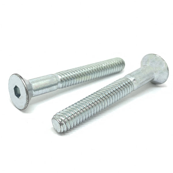 M8-1.25x50 Class 12.9 Alloy Flat Socket Head Cap Screws Zinc – BoltsandNuts.com