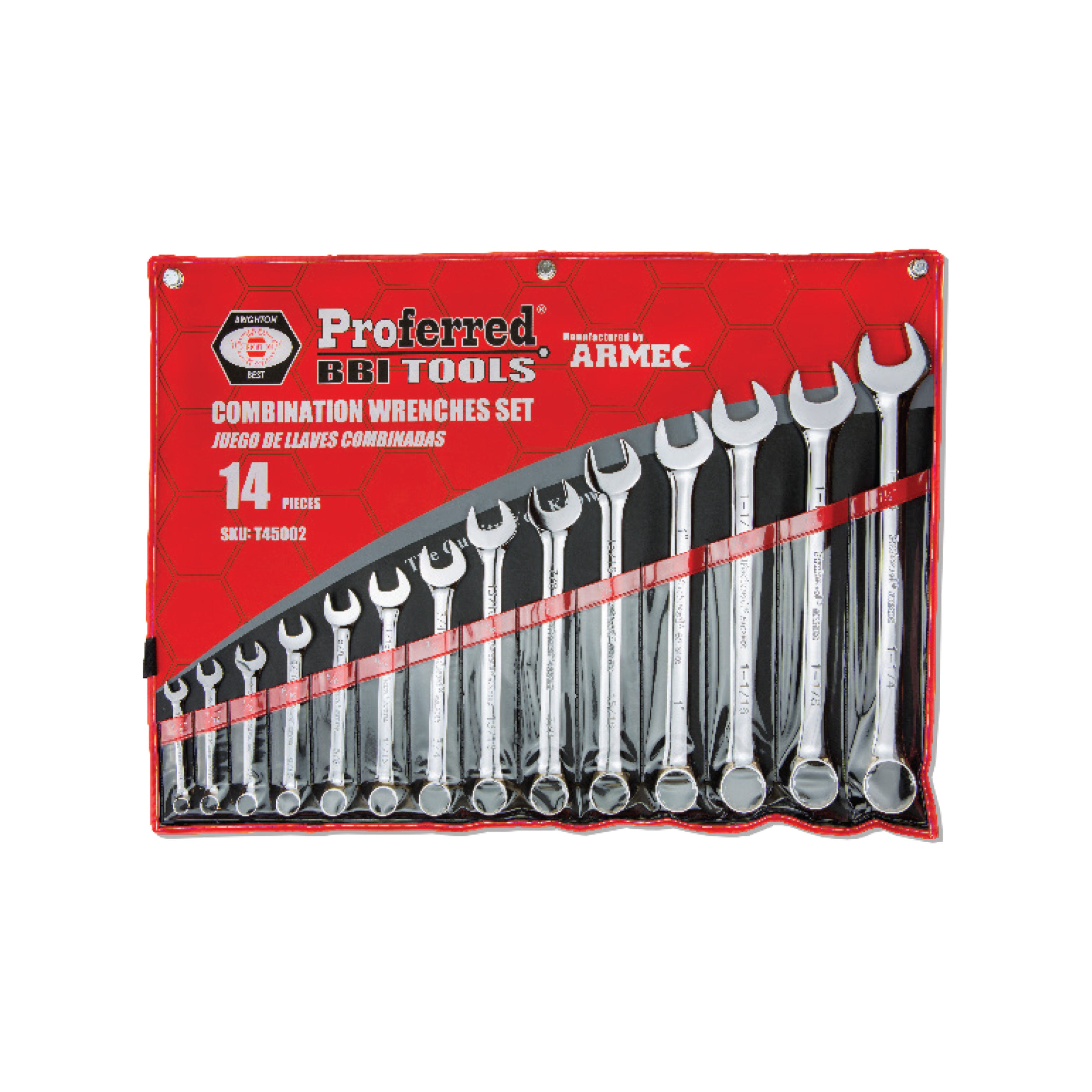 (14 pcs) Inch Proferred Combination Wrench Set – BoltsandNuts.com