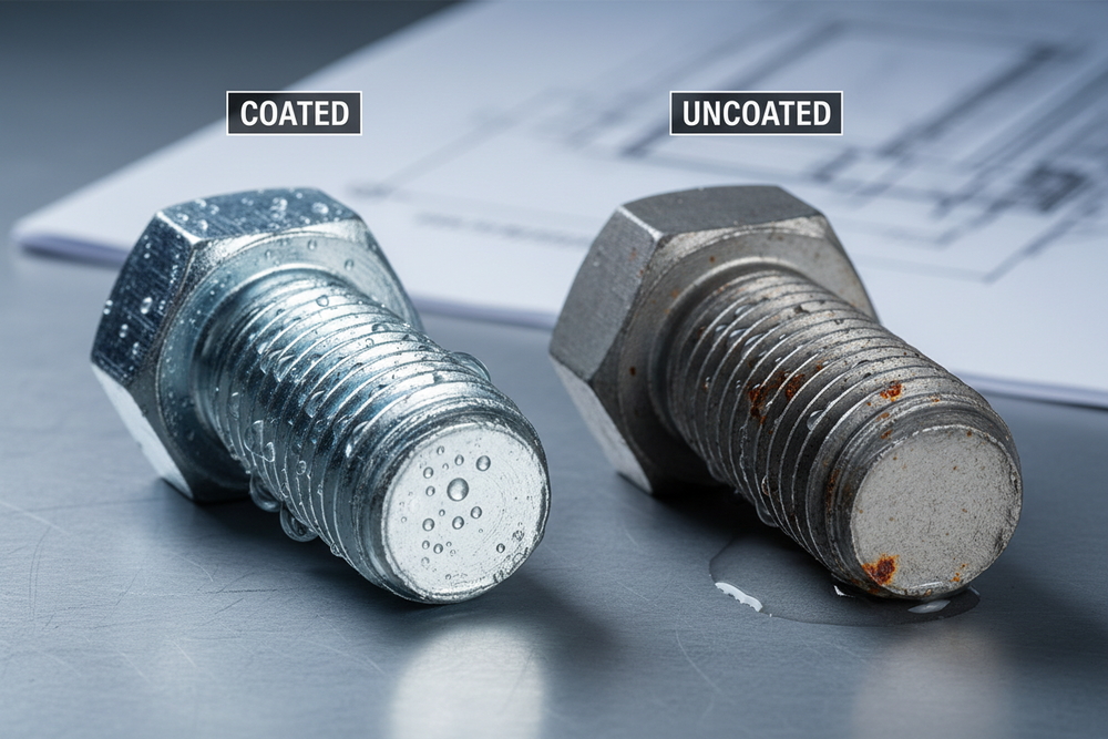 Coated vs Uncoated Bolts: What’s the Difference? – BoltsandNuts.com