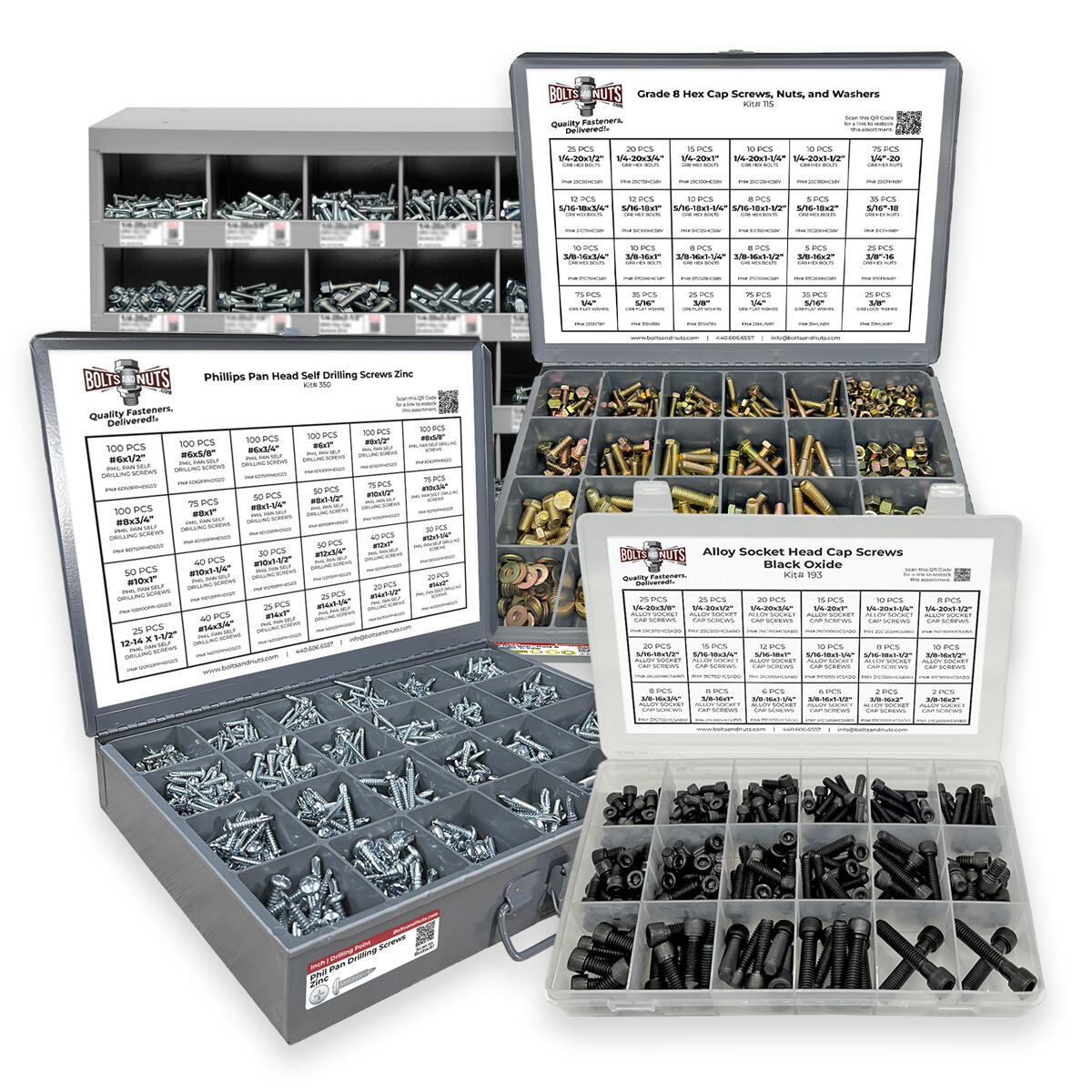 Socket Cap Screw Assortments – BoltsandNuts.com