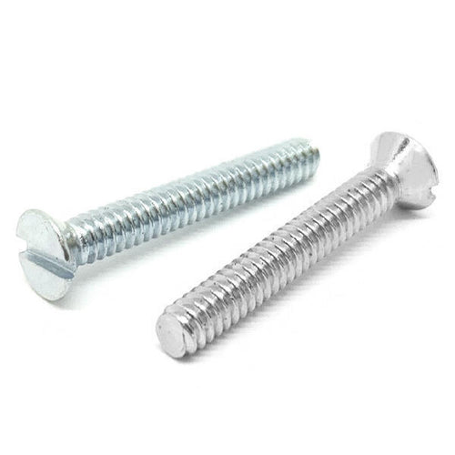 Slotted Flat Head Machine Screws – BoltsandNuts.com