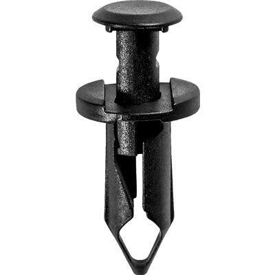 8mmx20mm Black Nylon Push-Type Retainer with Drive Pin w/ Closed End ...