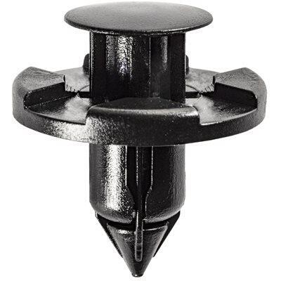 8mmx20mm Black Nylon Push-Type Retainer w/ Drive Pin, 20mm Head ...