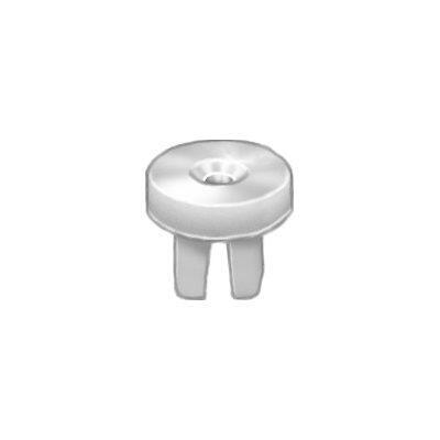 #10 White Round Head Nylon Nut – BoltsandNuts.com