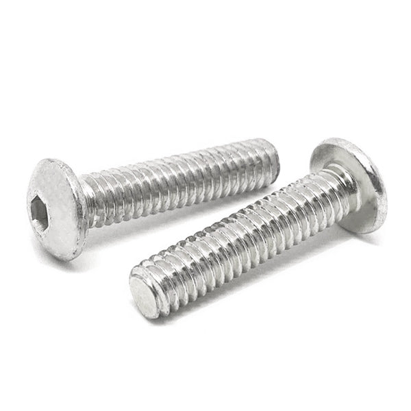 1/4-28x5/8'' 18-8 Stainless Steel Button Head Socket Cap Screws ...