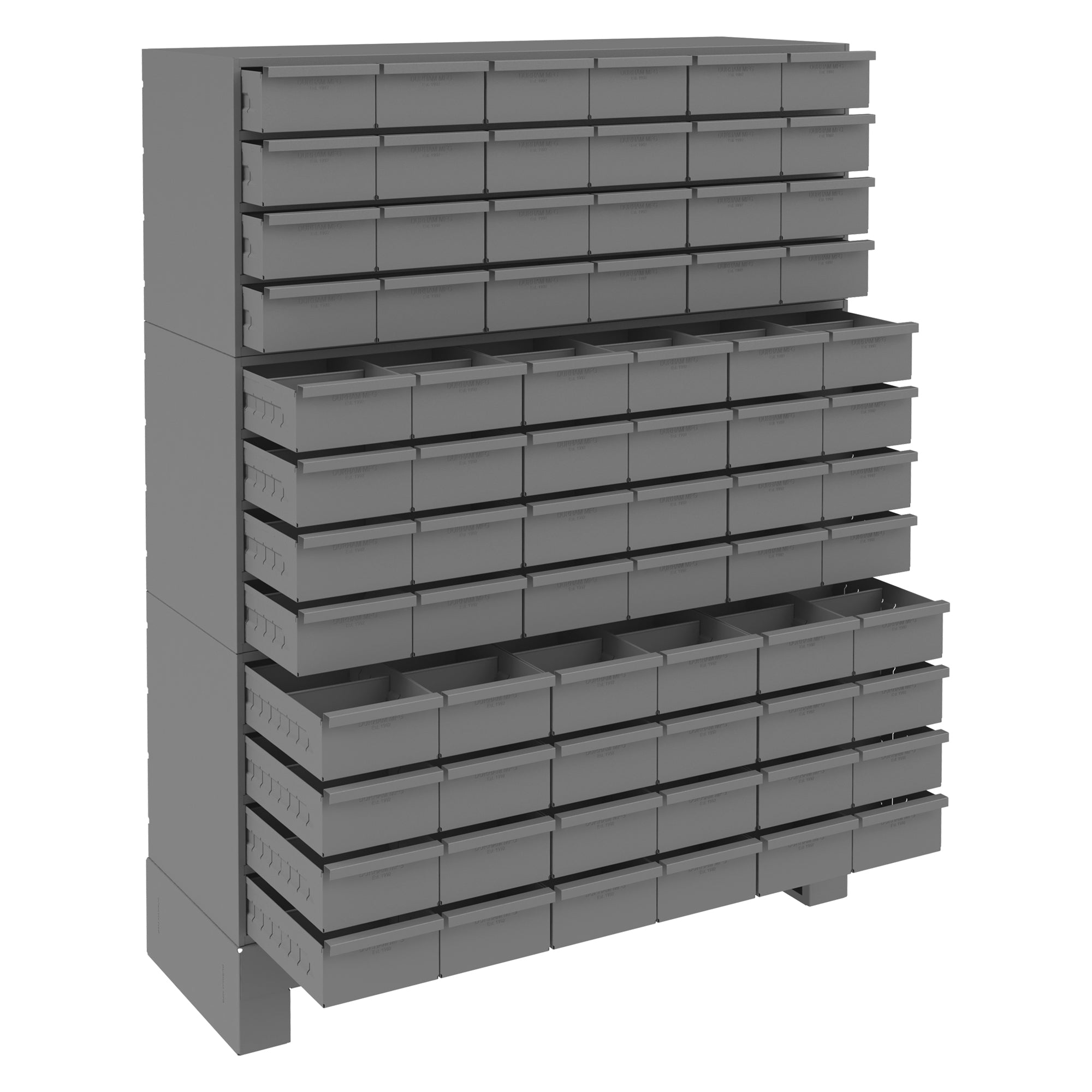 72 Drawer Metal Storage Rack Cabinet with Base – BoltsandNuts.com
