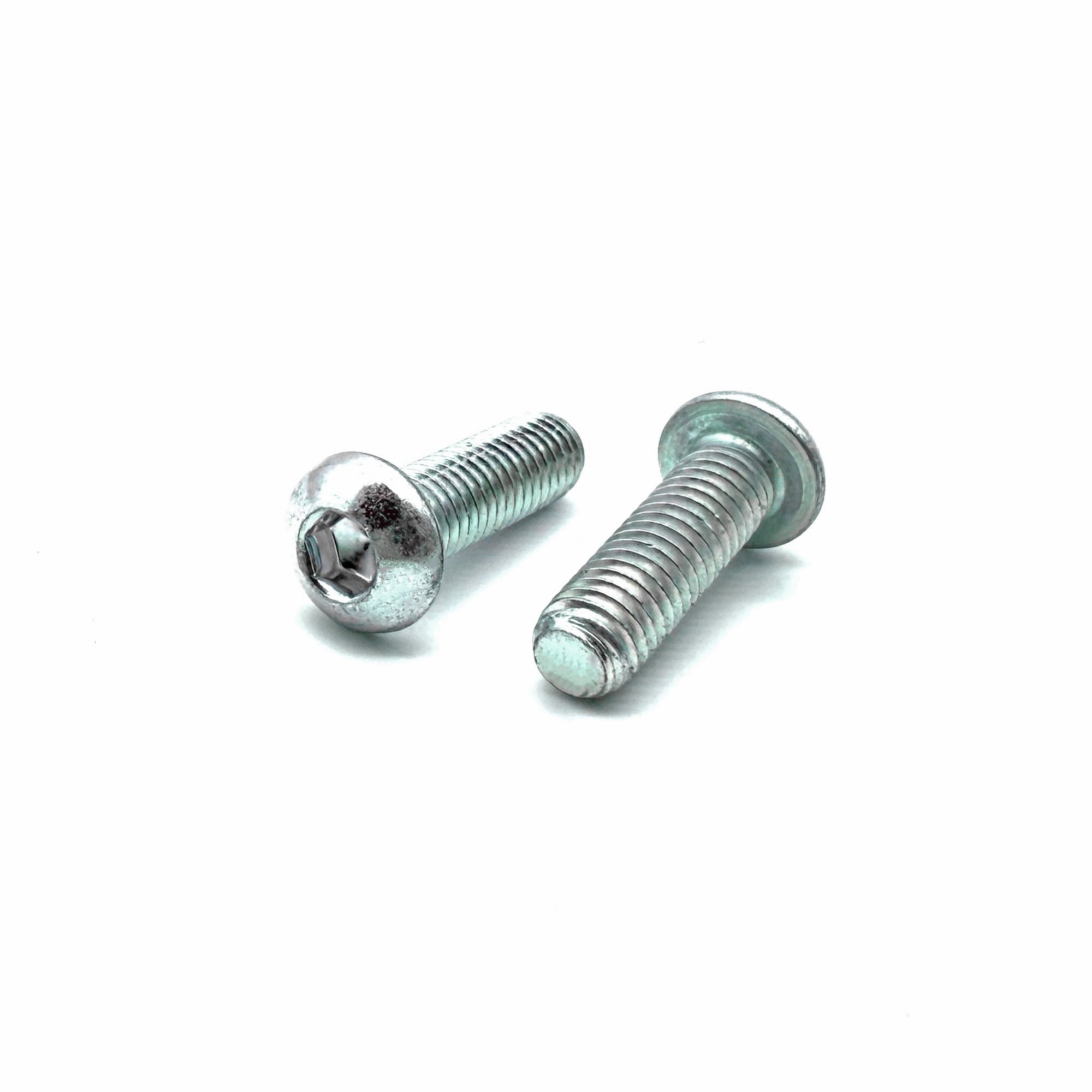 M6-1.0x12 Round Button Head Socket Screw Off Road Moto Hardware Zinc ...