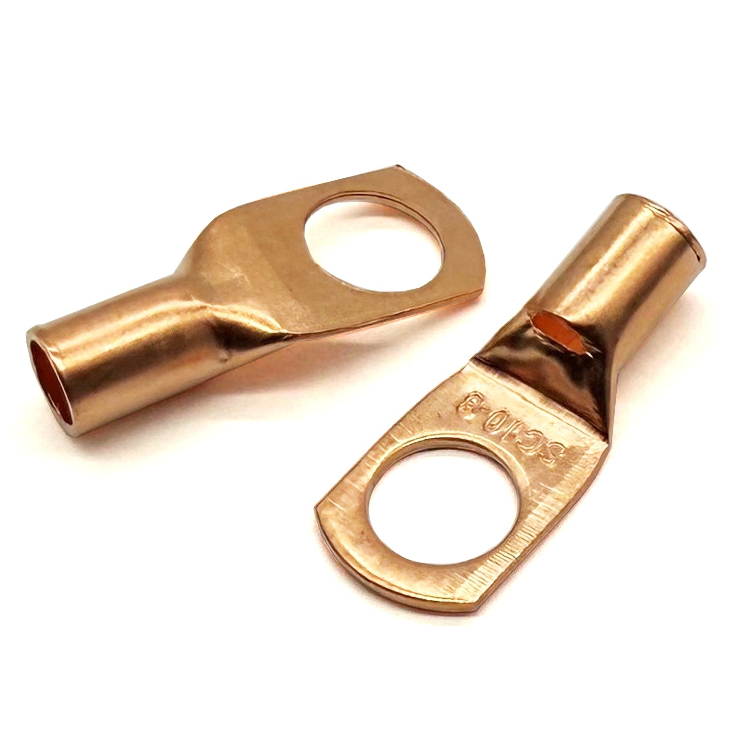 Copper Lug Terminal 8AWG, M6 (1/4") Hole, SC10-6 – BoltsandNuts.com