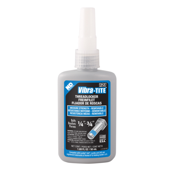 Vibra-Tite 121, Medium Strength Threadlocker, 50ml Bottle ...