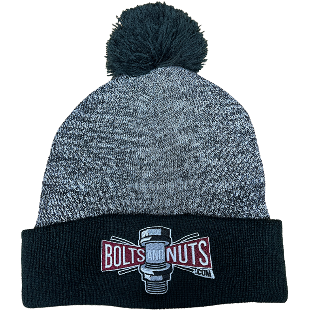 Embroidered Logo Winter Hat – BoltsandNuts.com